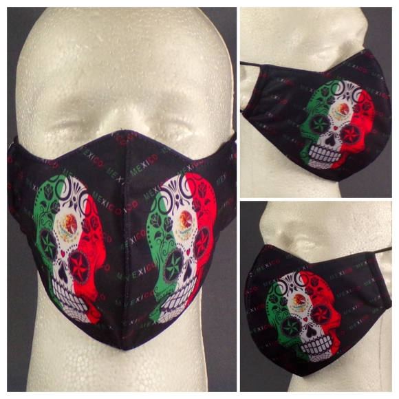 Accessories | New Digitally Printed Day Of The Dead Double Layered ...